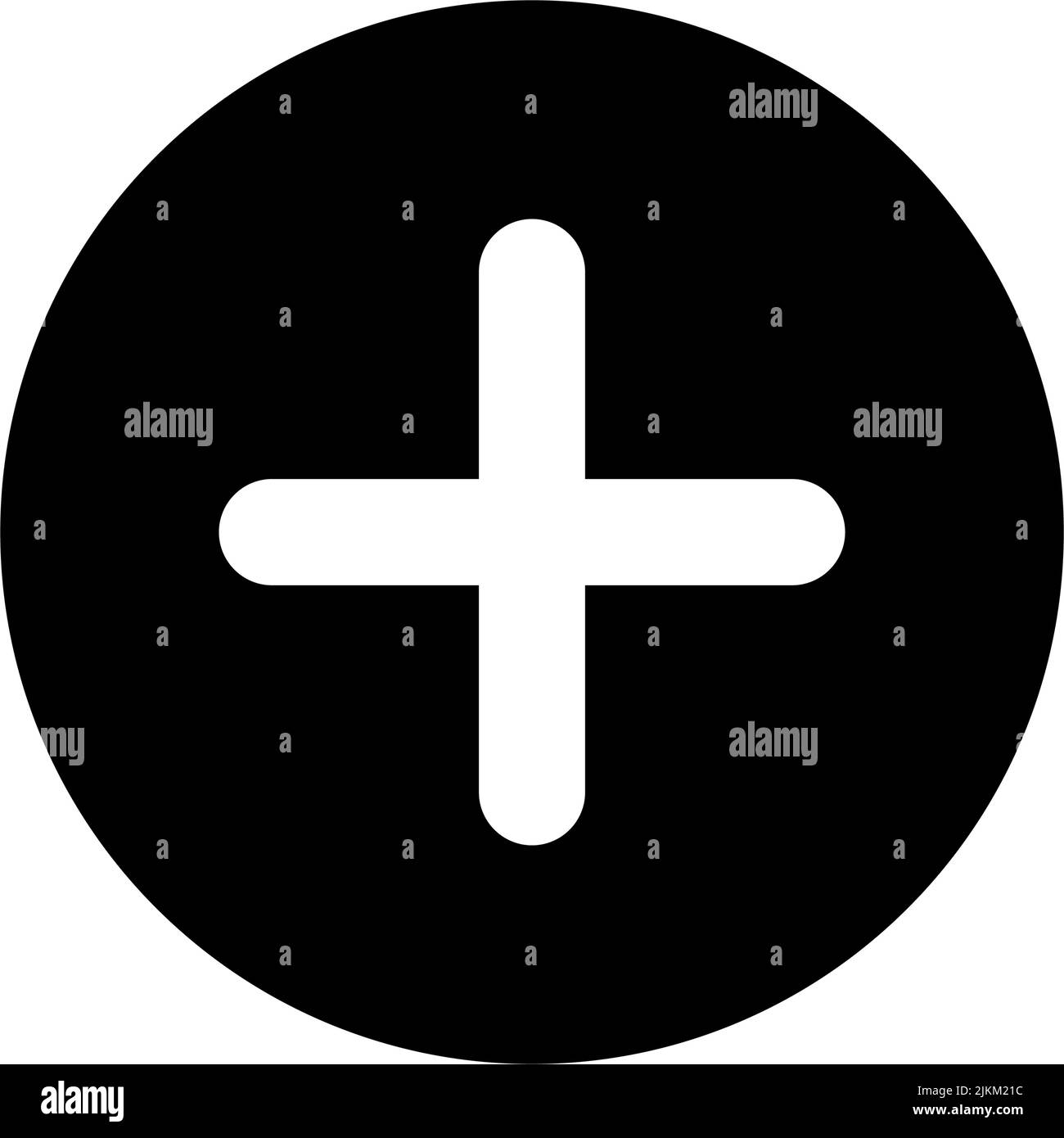 Add button black glyph ui icon Stock Vector Image & Art - Alamy