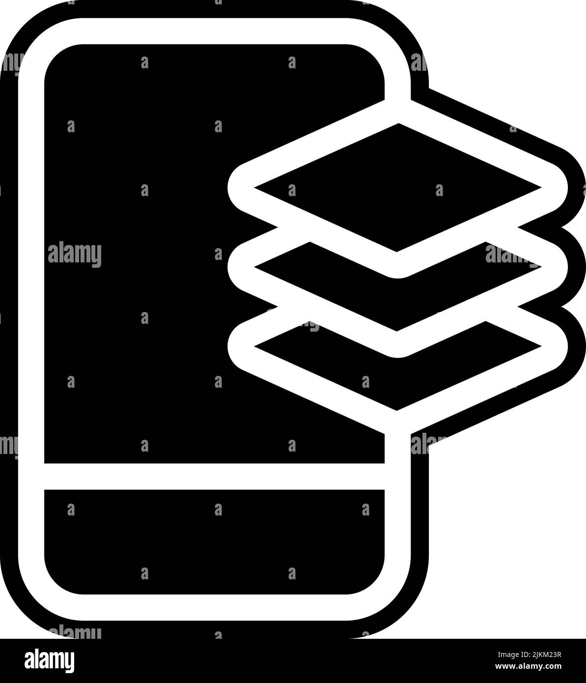 layers icon black vector illustration Stock Vector Image & Art - Alamy