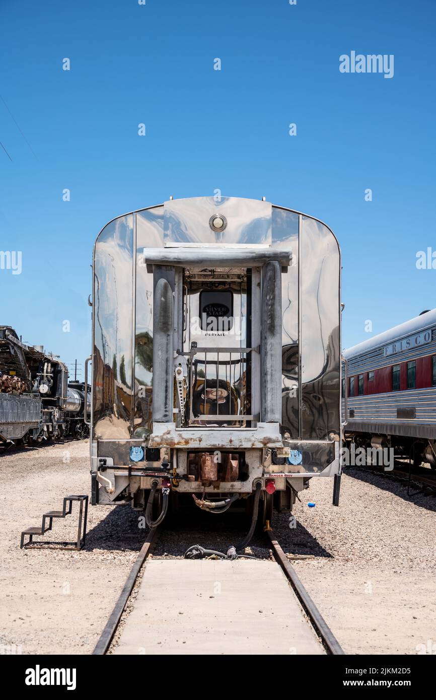 Arizona Railway Museum - Older Passenger Car Access and Linkage Stock ...