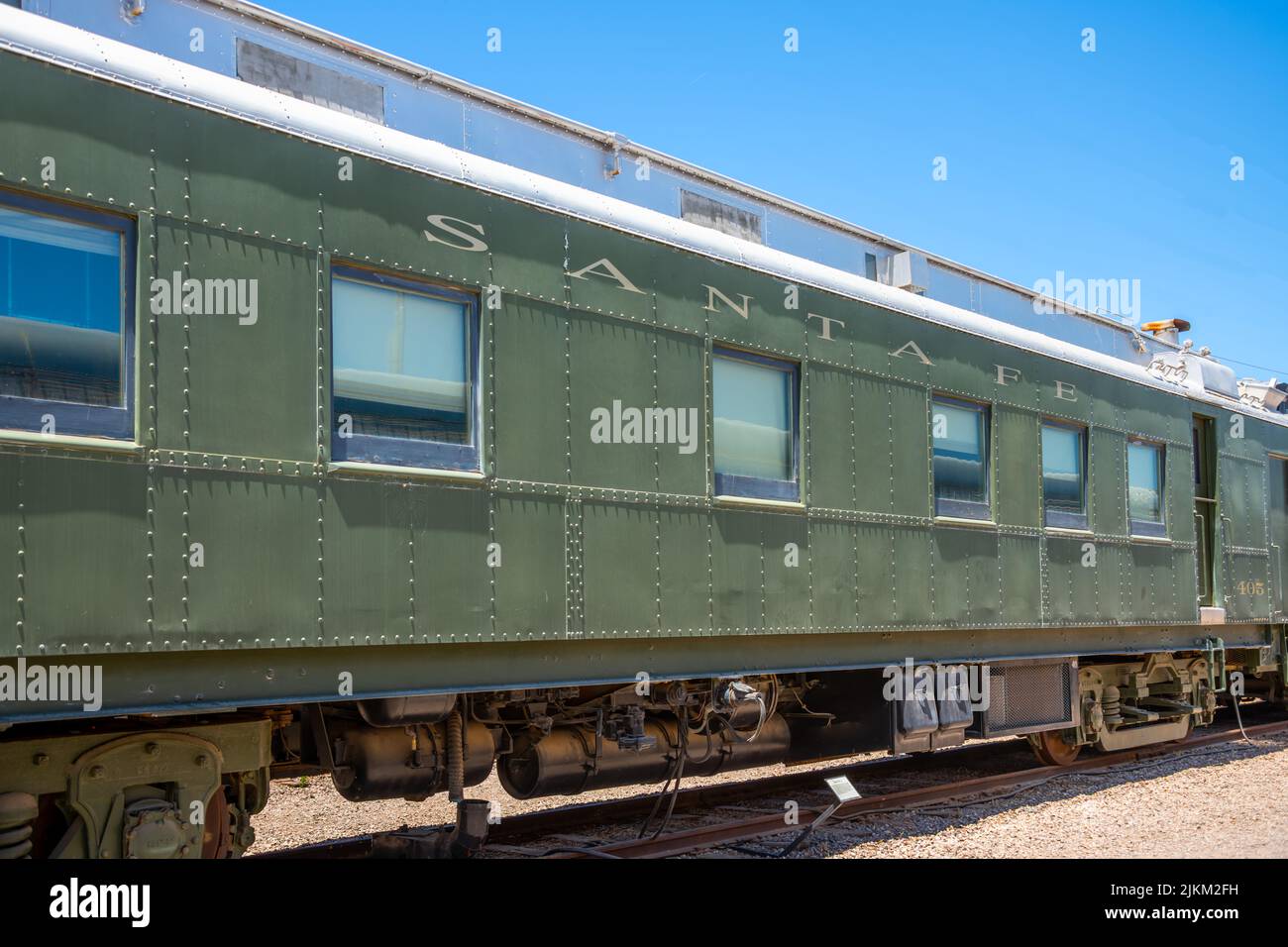 Arizona Railway Museum - Santa Fe Passenger Car Stock Photo - Alamy