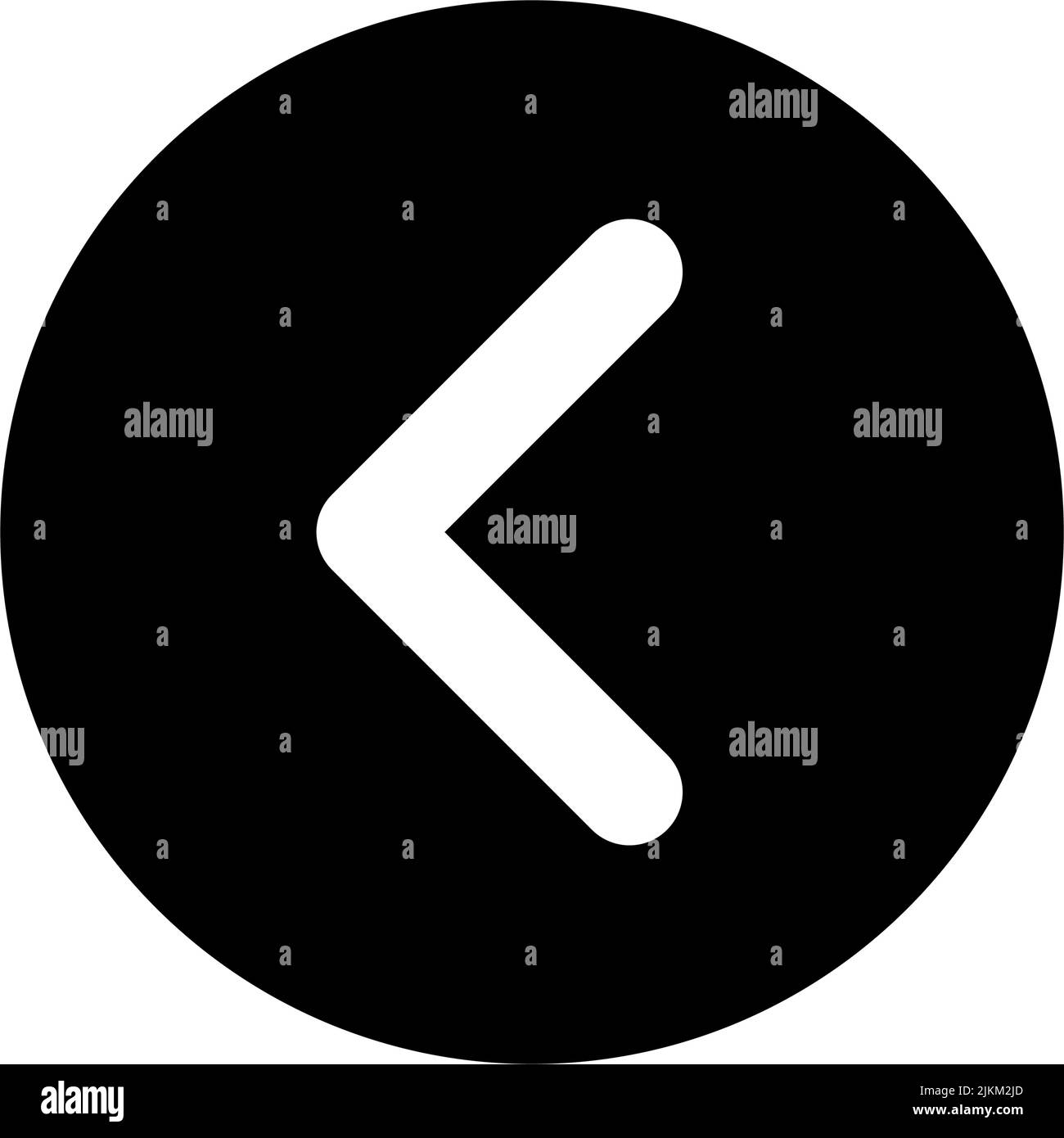 Arrow left button black glyph ui icon Stock Vector Image & Art - Alamy
