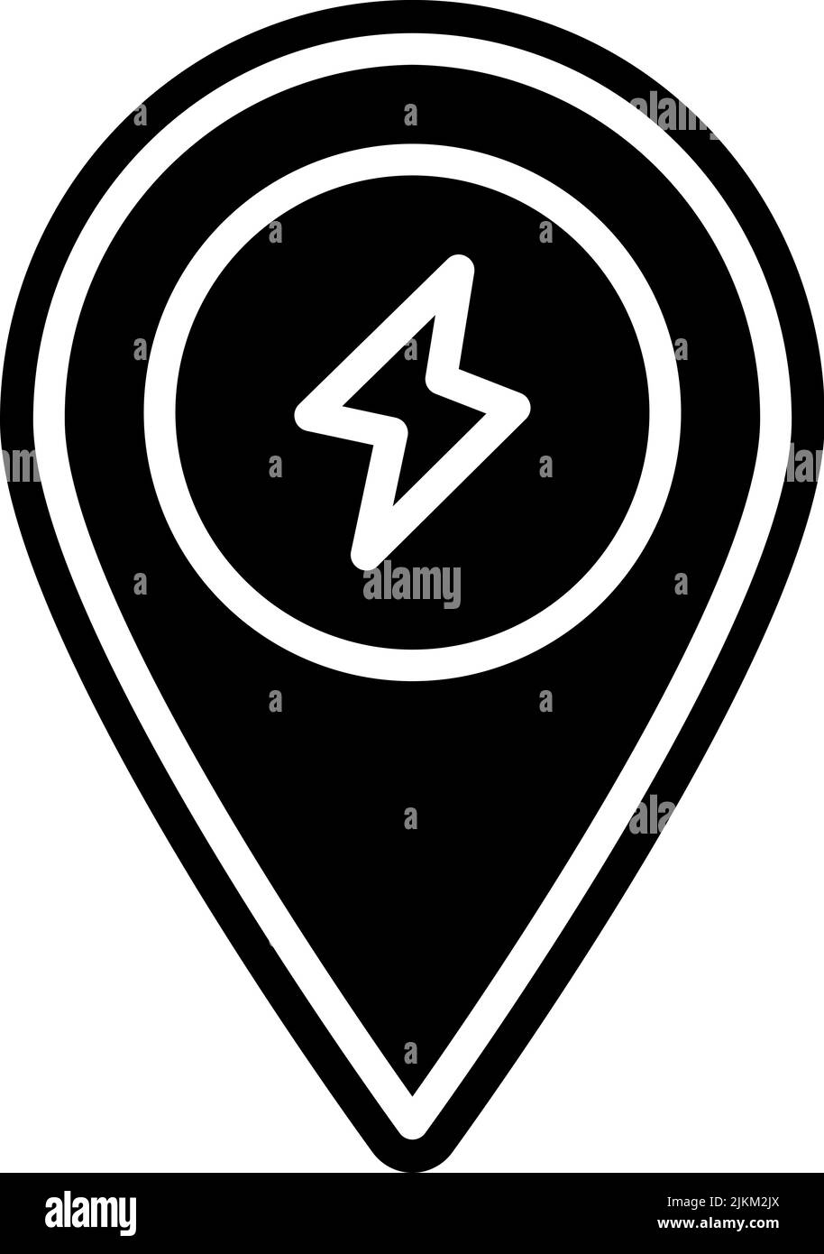 location icon black vector illustration Stock Vector Image & Art - Alamy