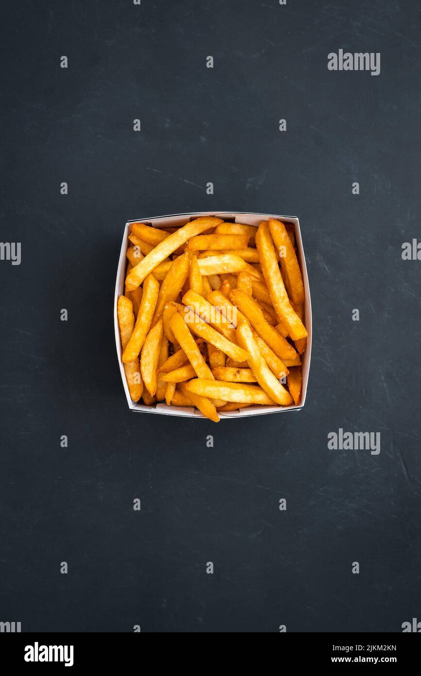Fries container hi-res stock photography and images - Alamy