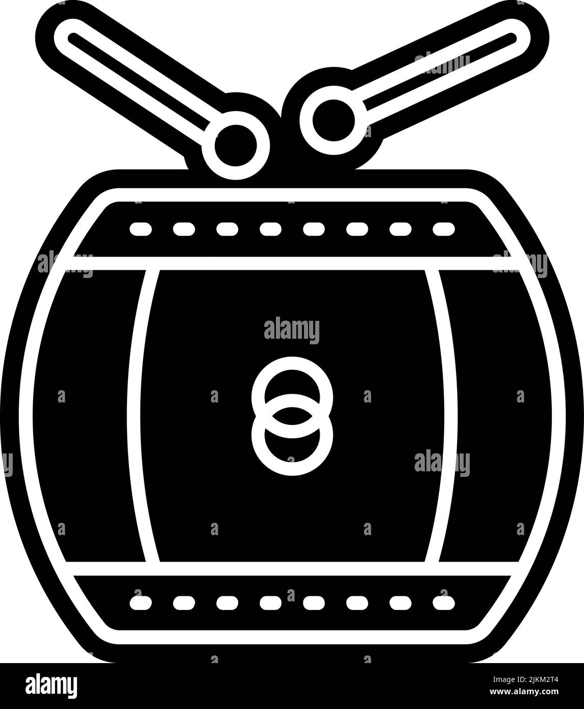 drum icon black vector illustration Stock Vector Image & Art - Alamy