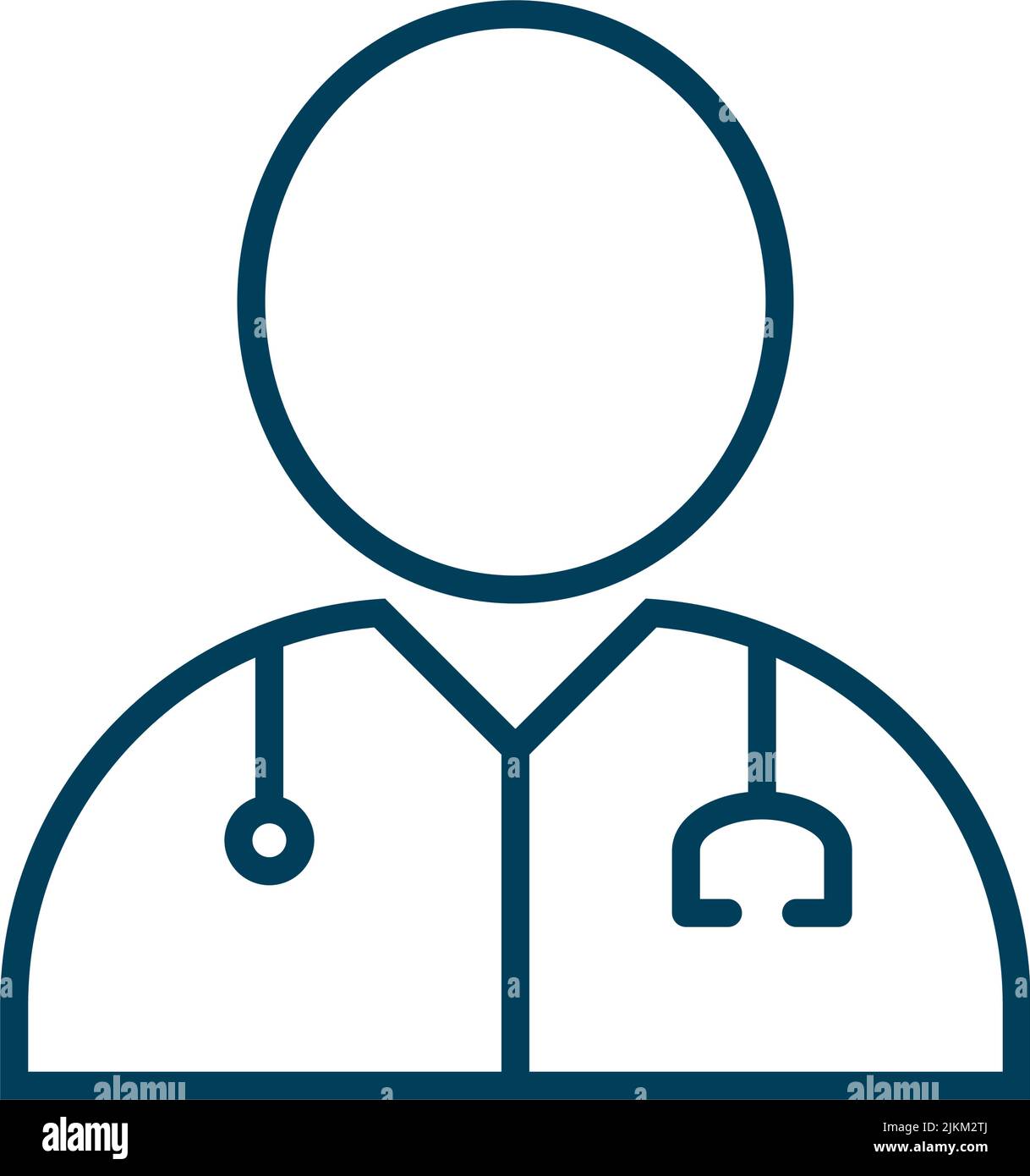 Hospital doctor symbol. Medical Doctor. Editable vector Stock Vector ...