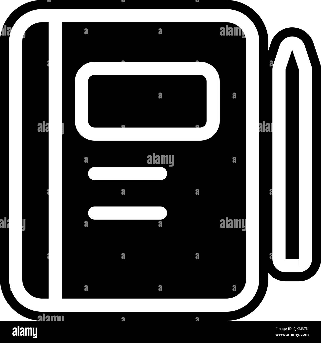 Pad and pencil for notes Stock Vector Images - Alamy