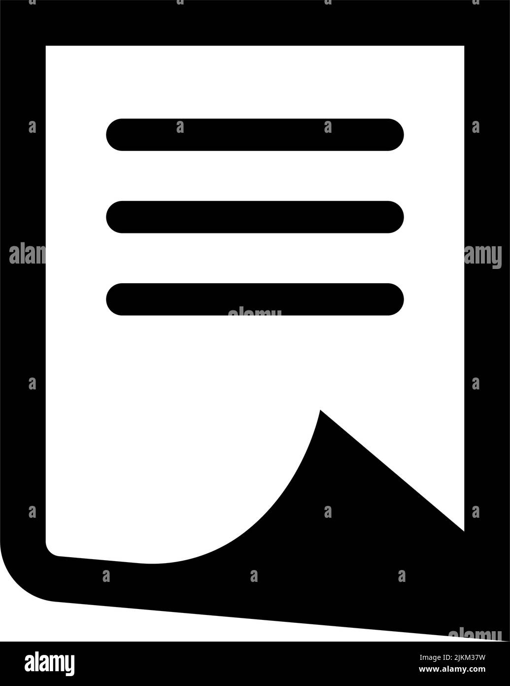 Simple memo and file icon. Editable vector Stock Vector Image & Art - Alamy