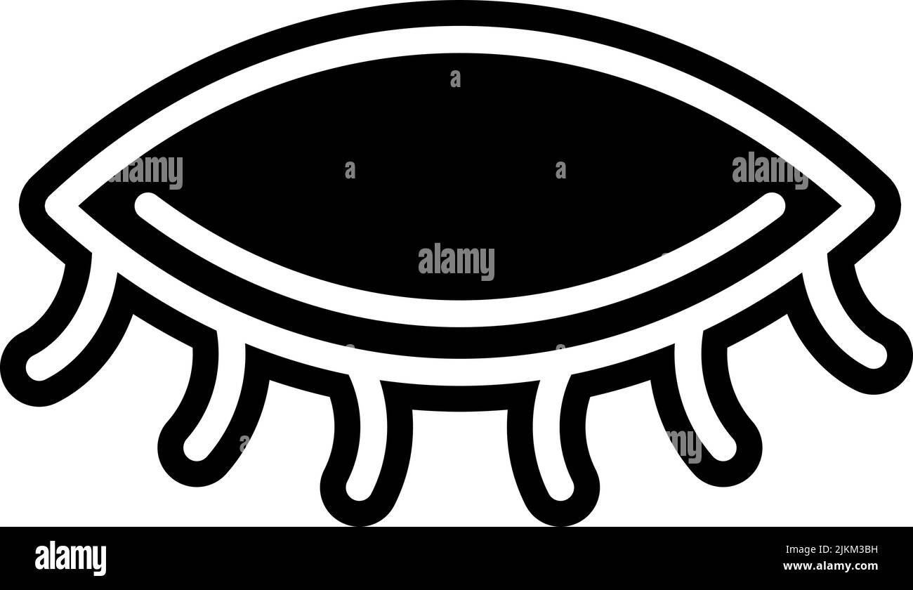 Concept woman eyelash extension Stock Vector Images - Alamy