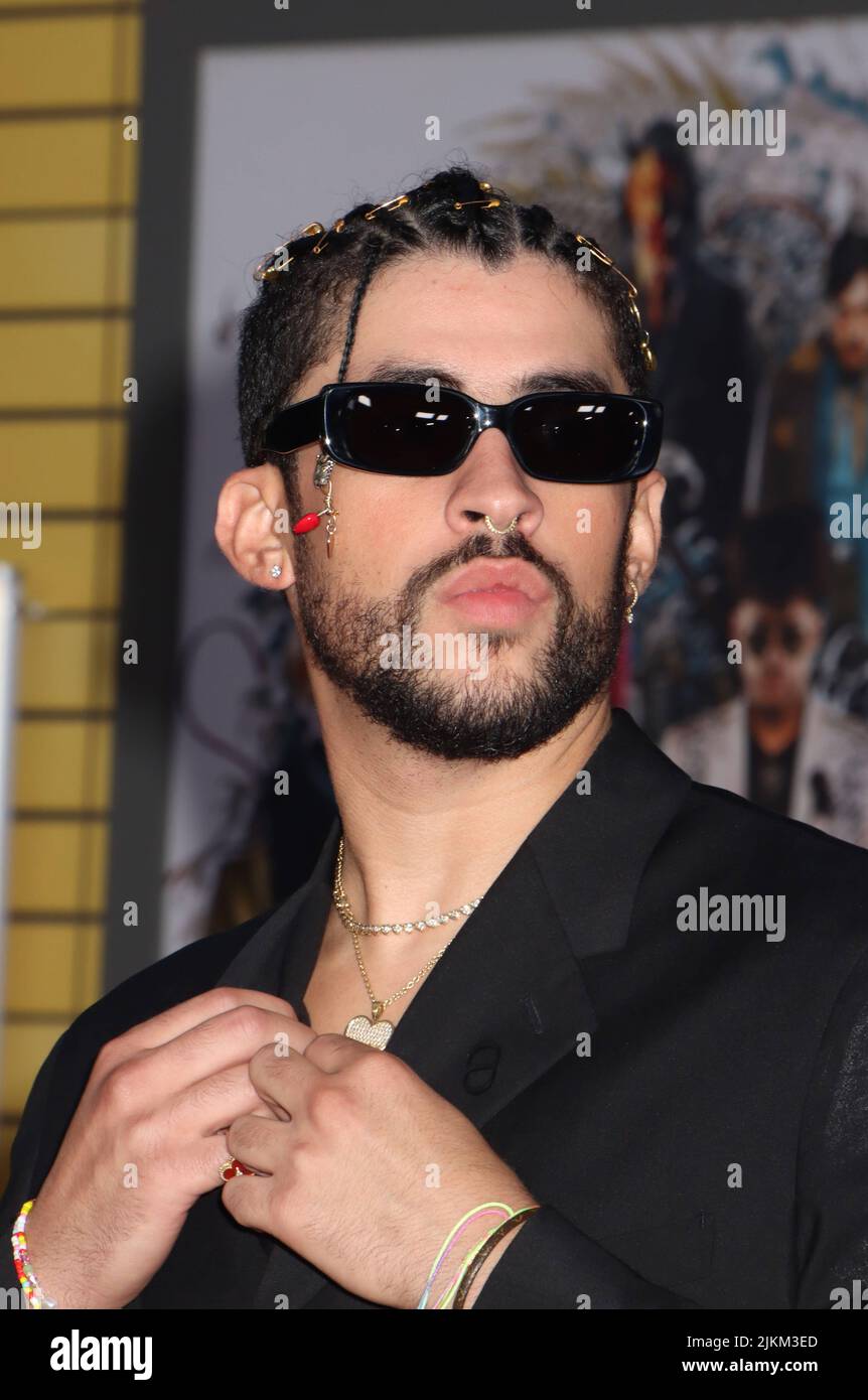 Benito Antonio Martínez Ocasio Bad Bunny 08/01/2022 The Los Angeles ...