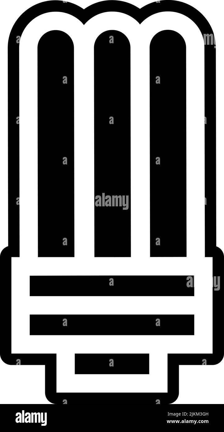 led light icon black vector illustration Stock Vector Image & Art - Alamy