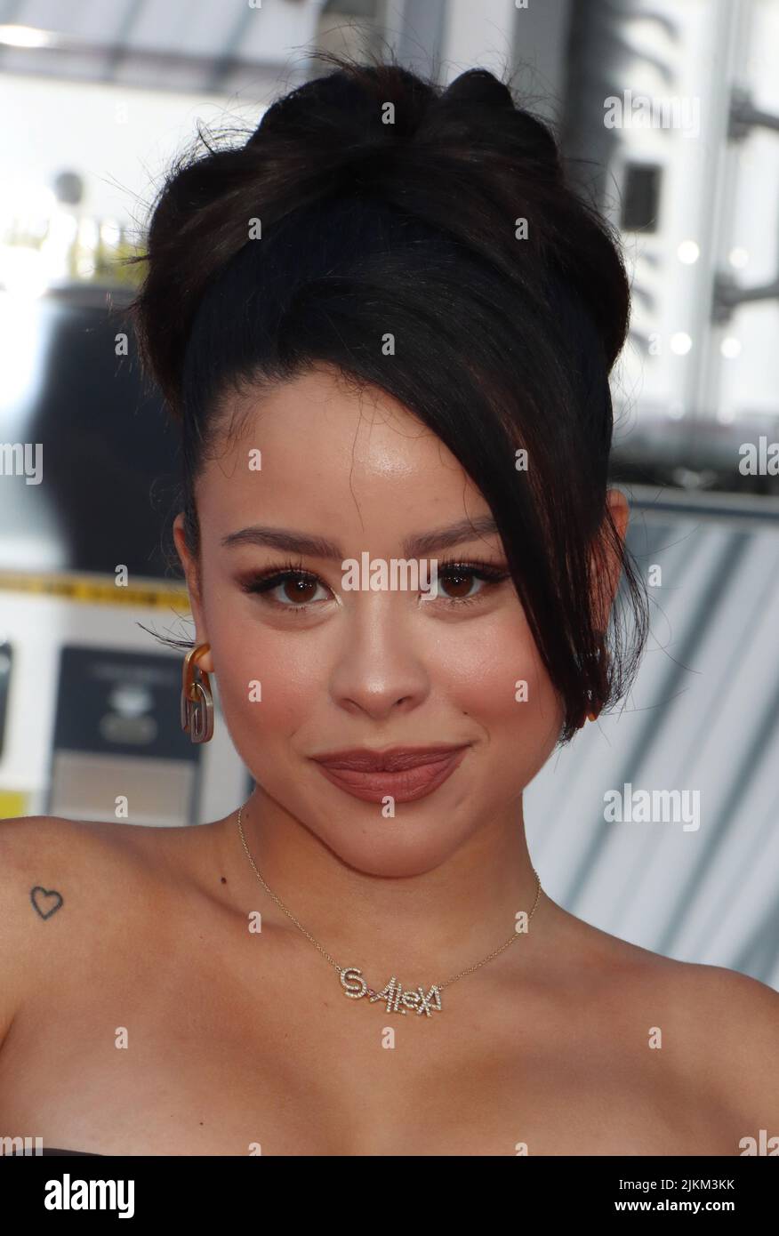 Cierra Ramirez 08/01/2022 The Los Angeles Premiere of Bullet Train at ...