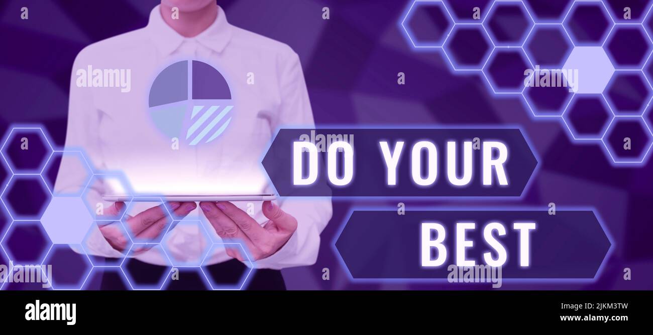 Text caption presenting Do Your Best. Word for Encouragement for a high ...