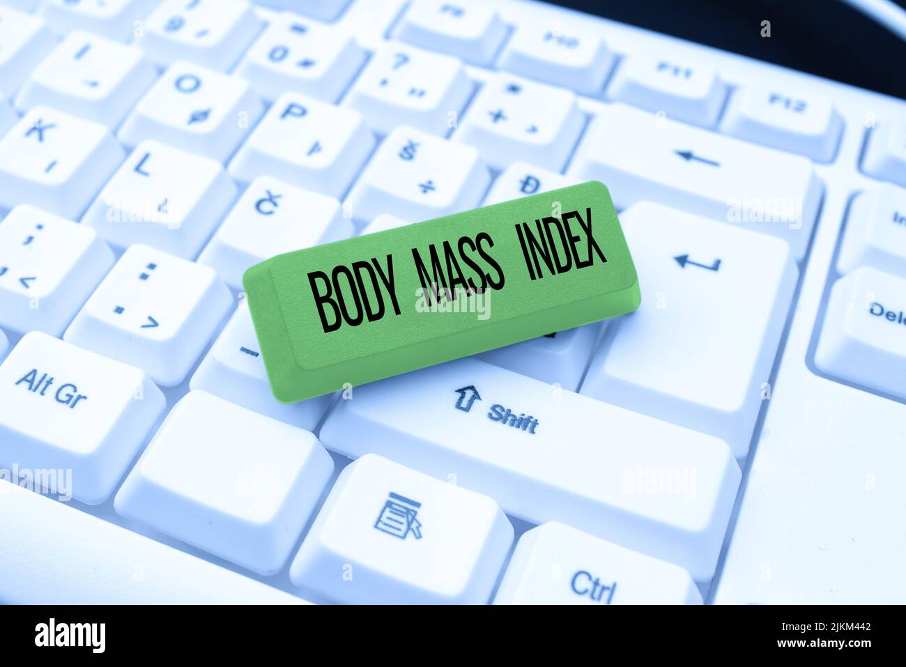 Hand writing sign Body Mass Index. Concept meaning Value derived from ...