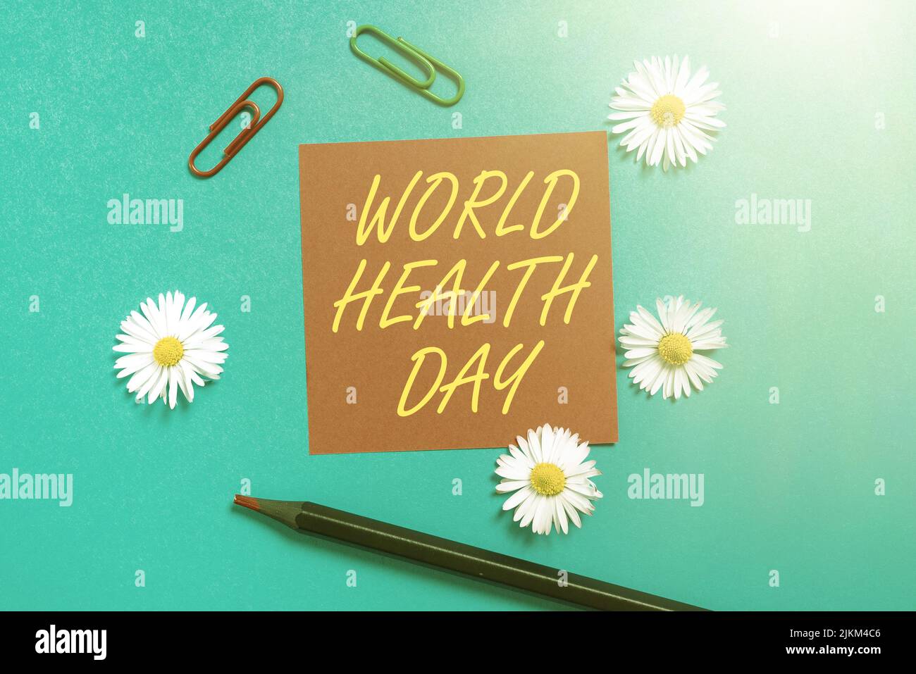 Writing displaying text World Health Day. Word Written on Global health ...