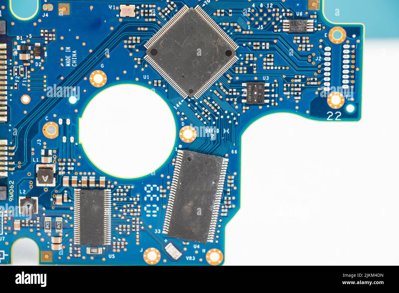 Electronic motherboard, isometric processor microchip Stock Photo - Alamy