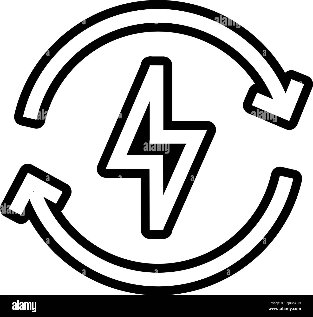 renewable energy icon black vector illustration Stock Vector Image ...