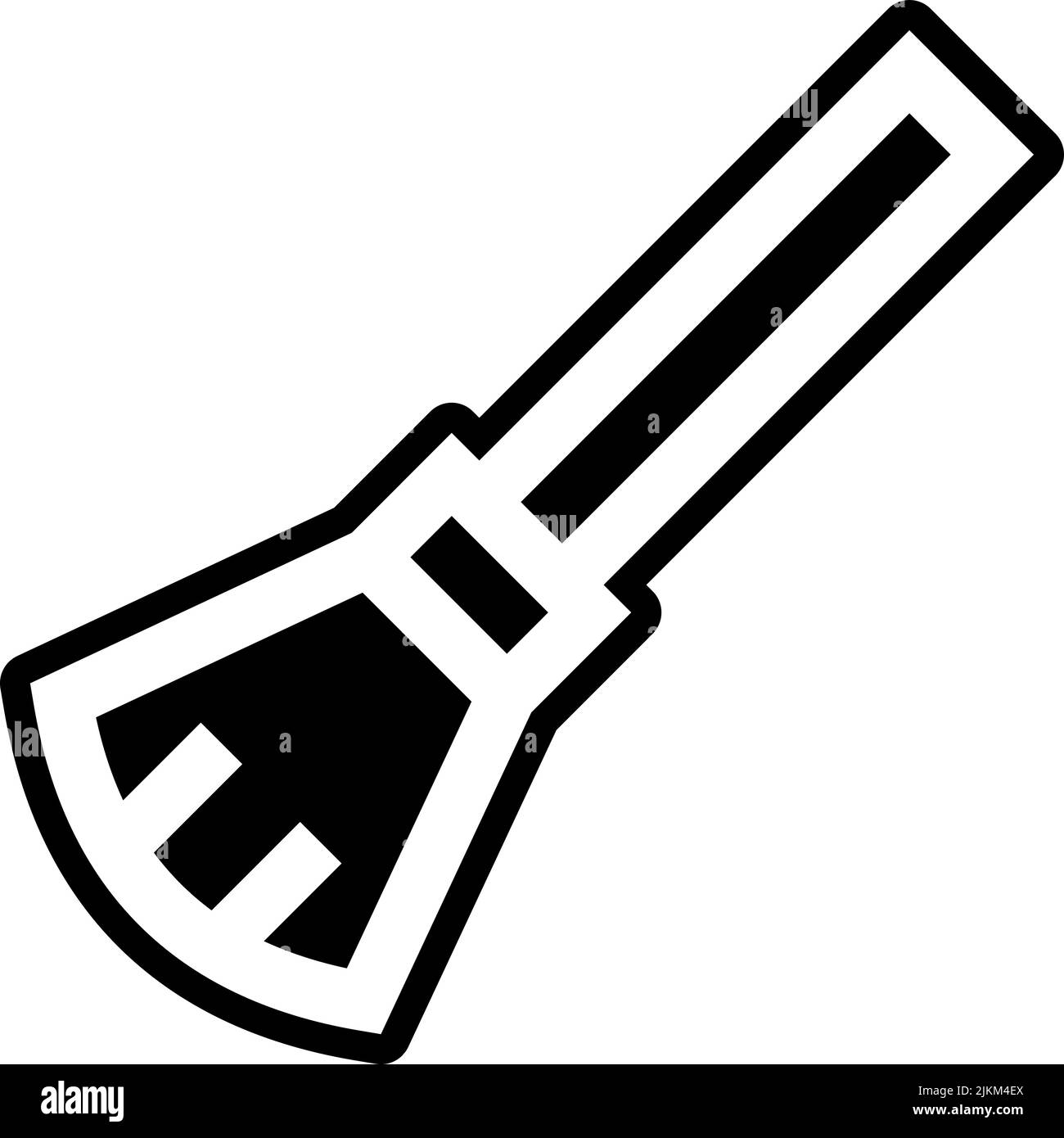 magic broom icon black vector illustration Stock Vector Image & Art - Alamy