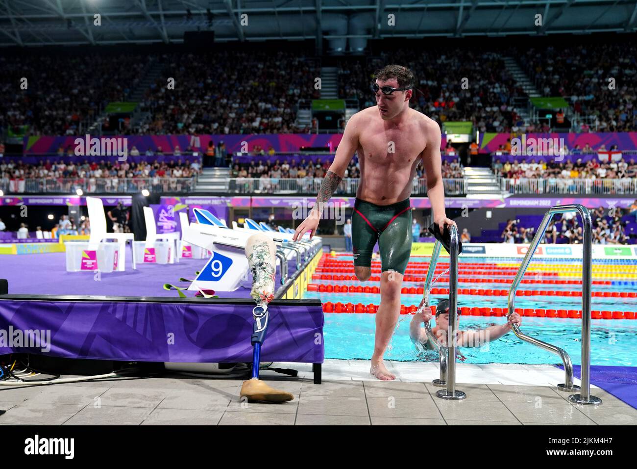 Northern Ireland’s Barry McClements exits the water after the Men’s ...