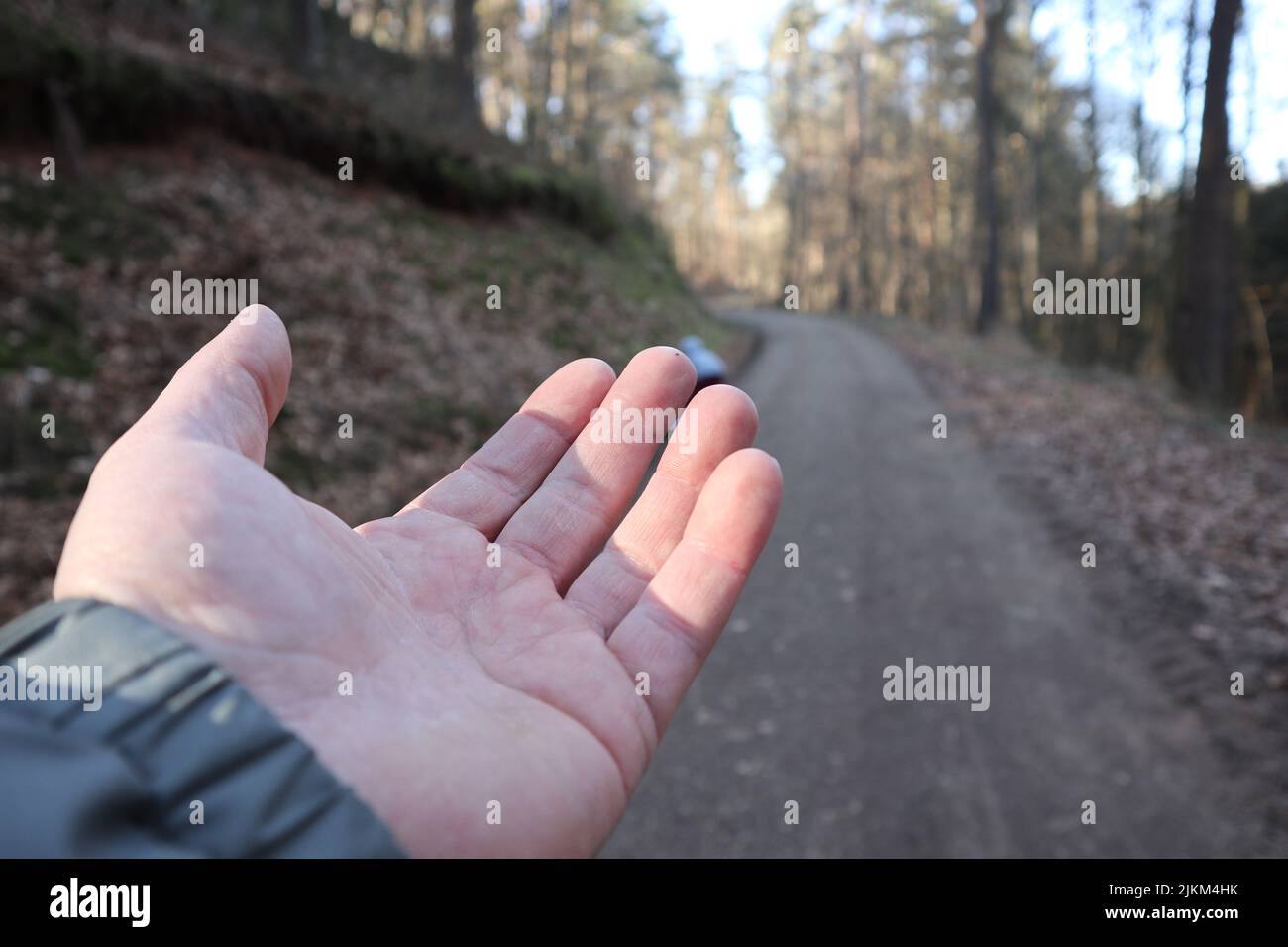 Hand nature shot hi-res stock photography and images - Alamy