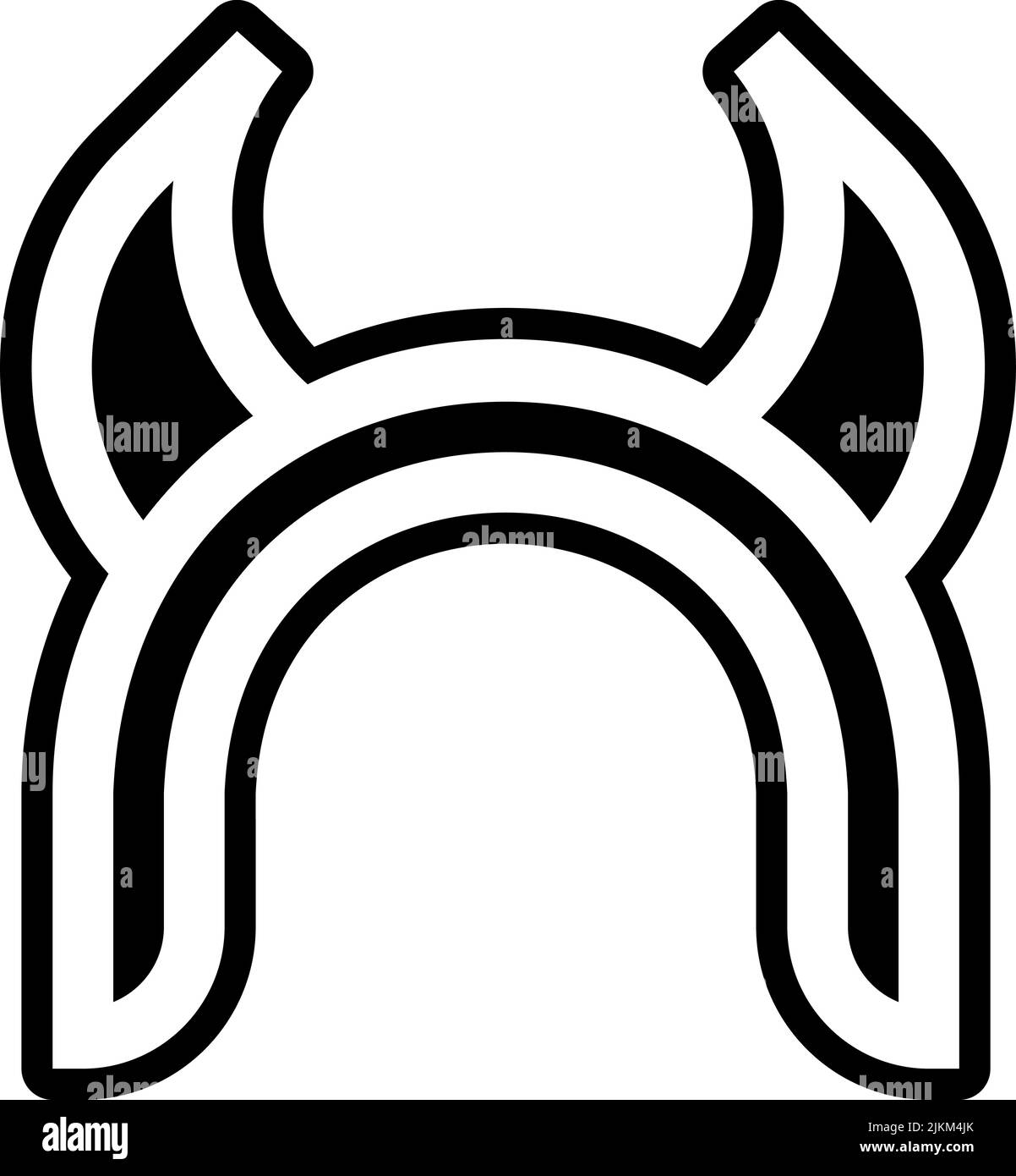 devil icon black vector illustration Stock Vector Image & Art - Alamy