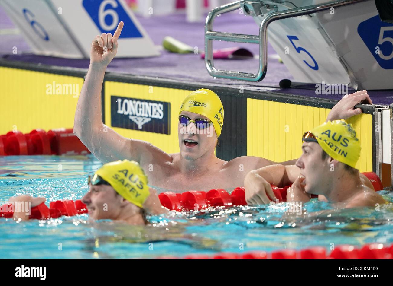 Australia's Col Pearse after winning the Men's 100m Butterfly S10 ...