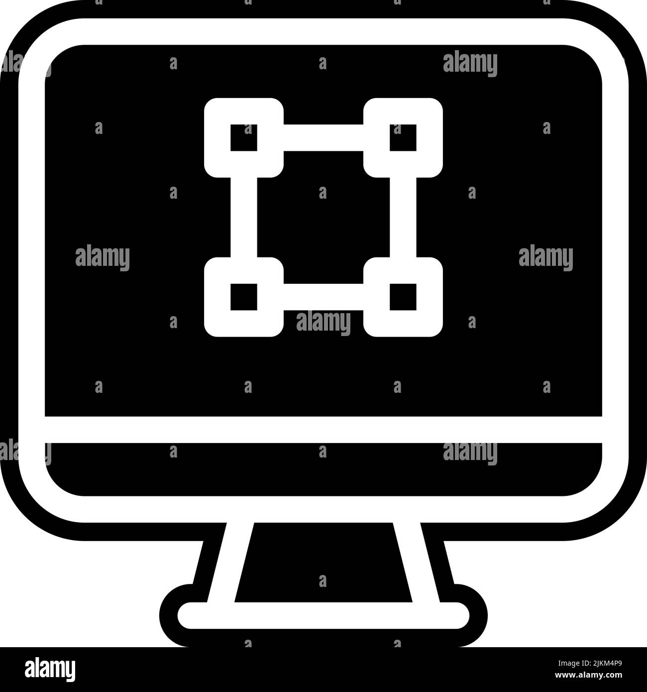 graphic editor icon black vector illustration Stock Vector Image & Art ...