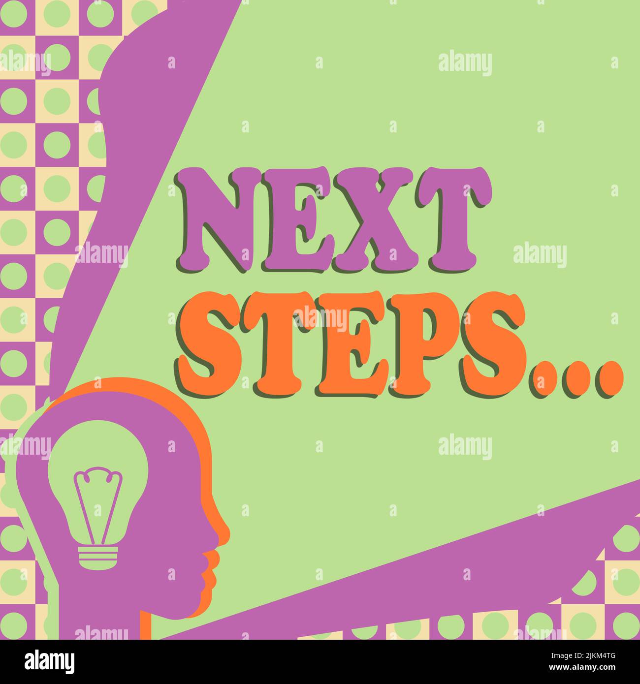 Inspiration showing sign Next Steps . Concept meaning numper of process ...