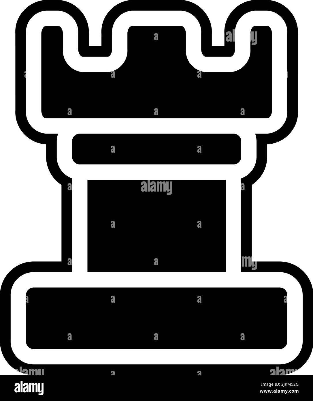 chess icon black vector illustration Stock Vector Image & Art - Alamy