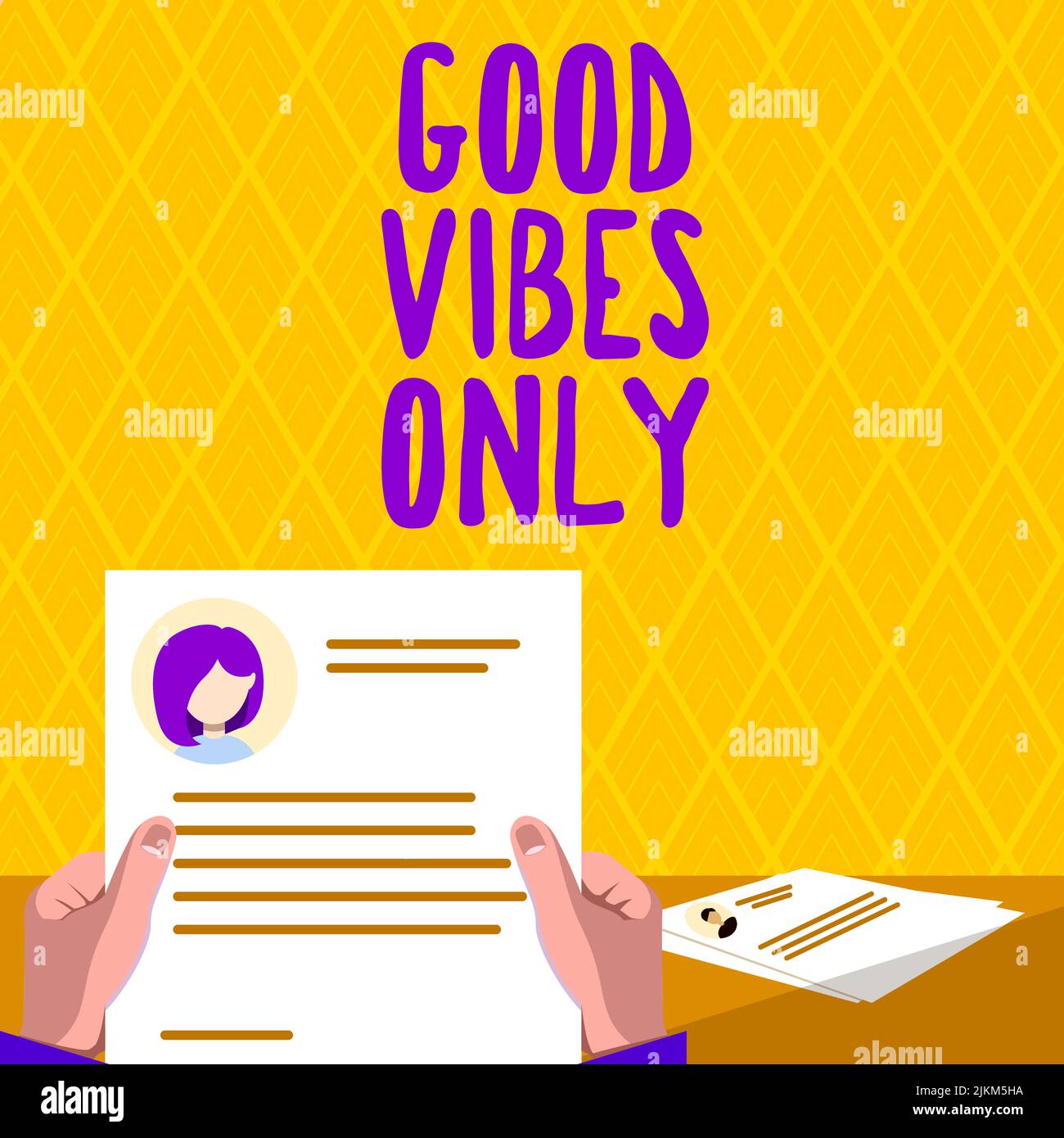 Text showing inspiration Good Vibes Only. Word for Just positive ...