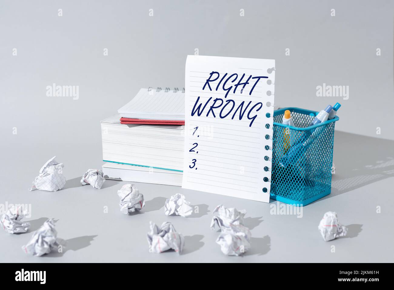 Text Sign Showing Right Wrong Business Concept Choose Between Two