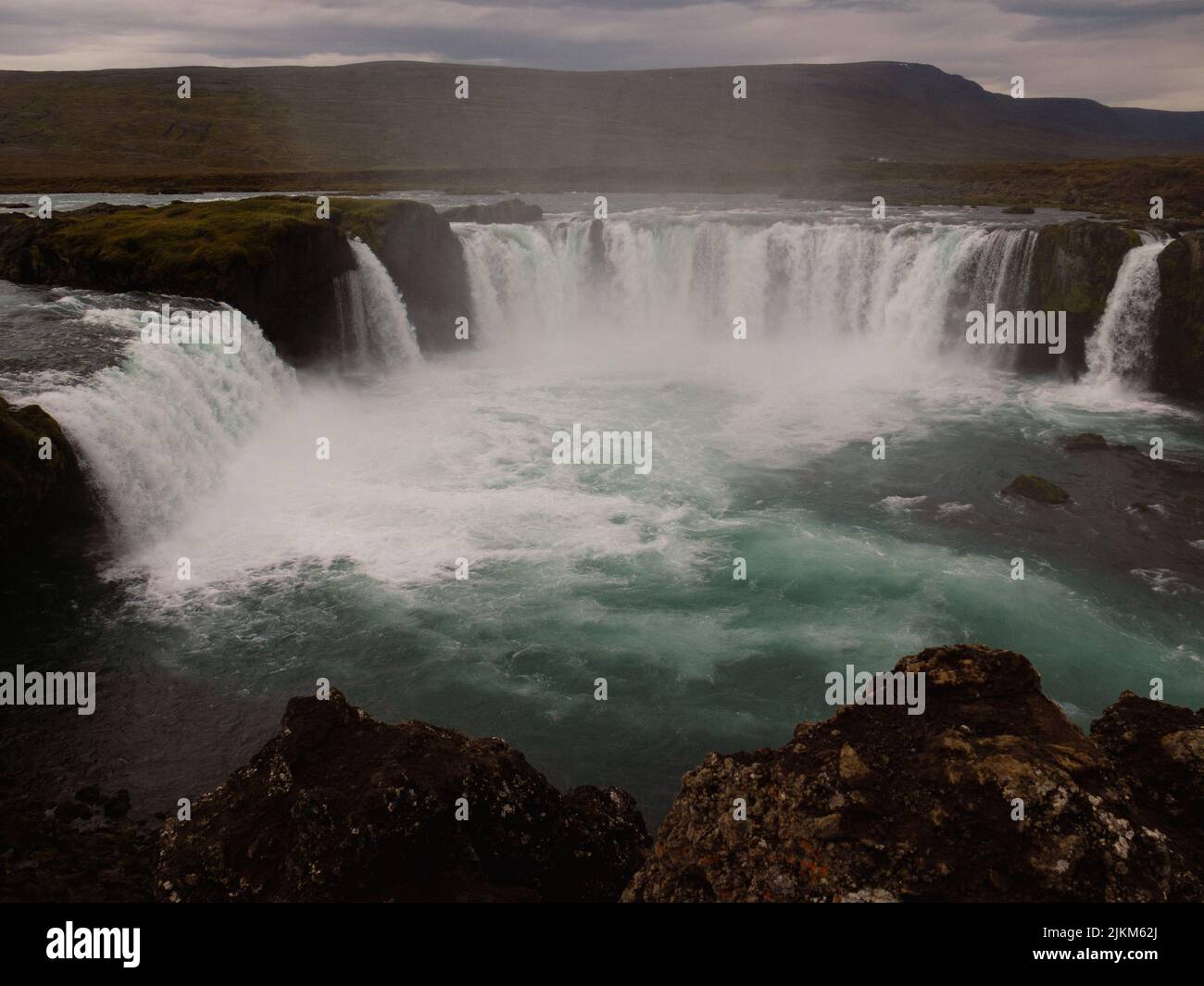 Aerial godafoss hi-res stock photography and images - Alamy