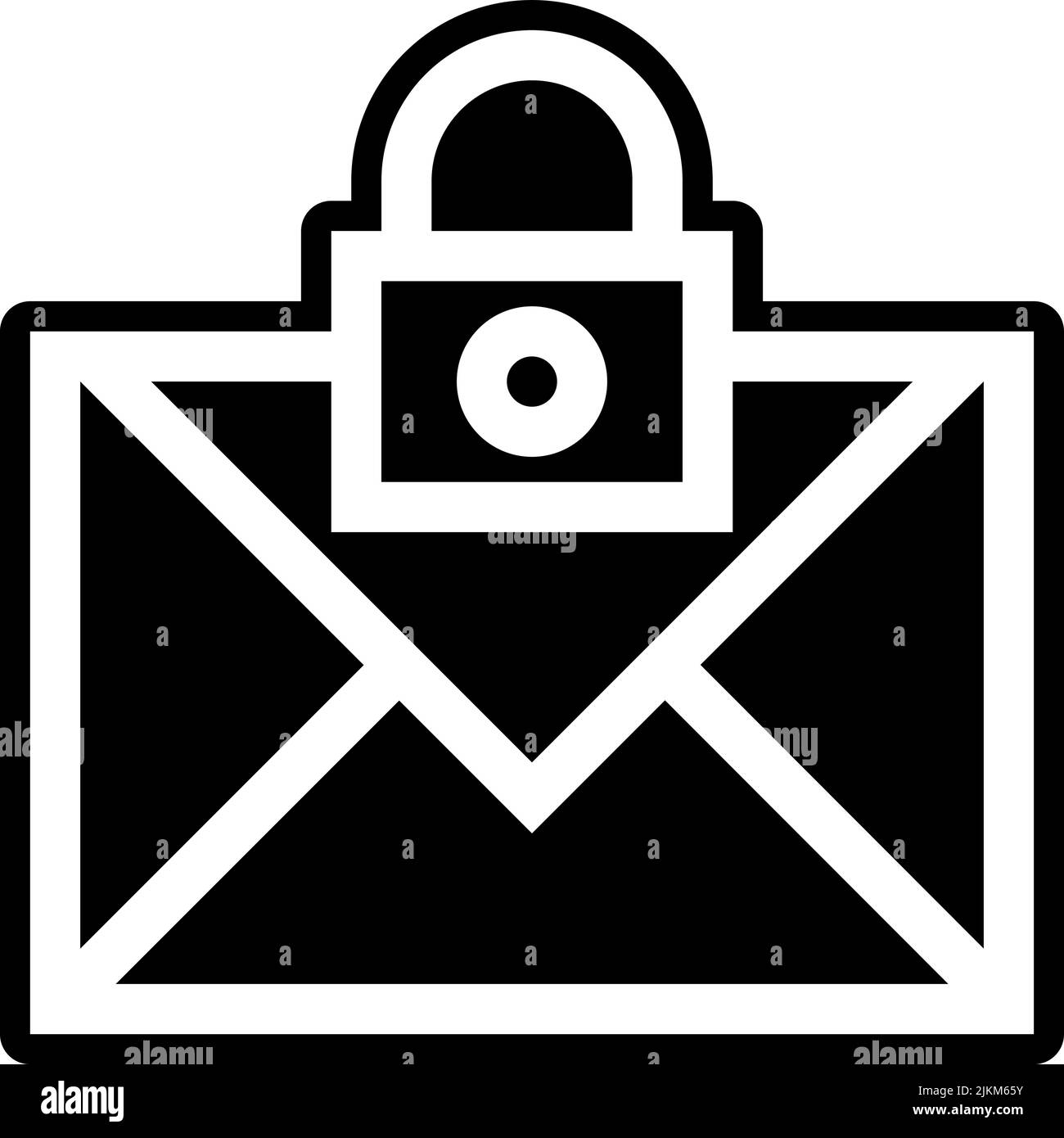 encrypted data icon black vector illustration Stock Vector Image & Art - Alamy