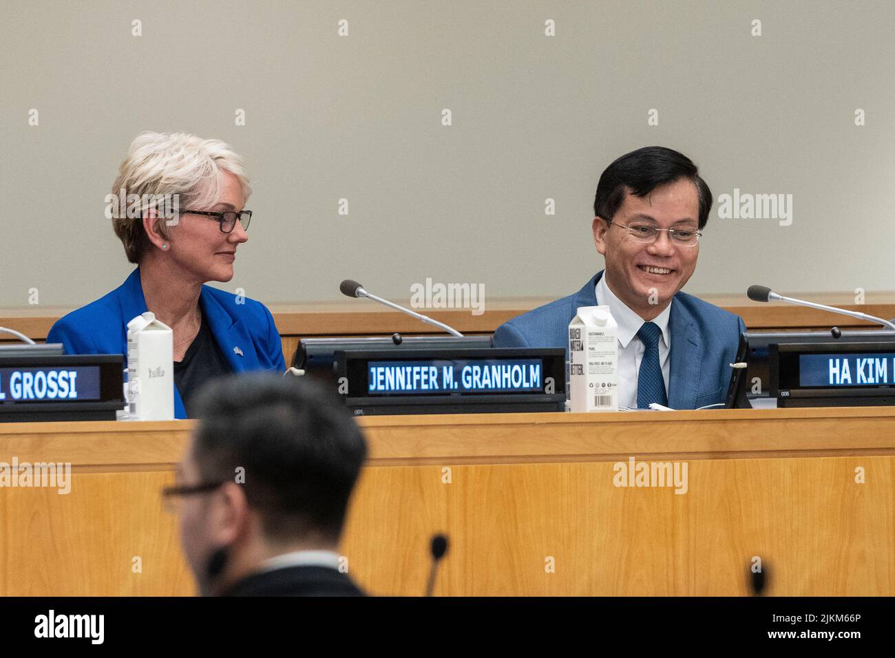 Jennifer Granholm and Ha Kim Ngoc attend panel Non-proliferation ...
