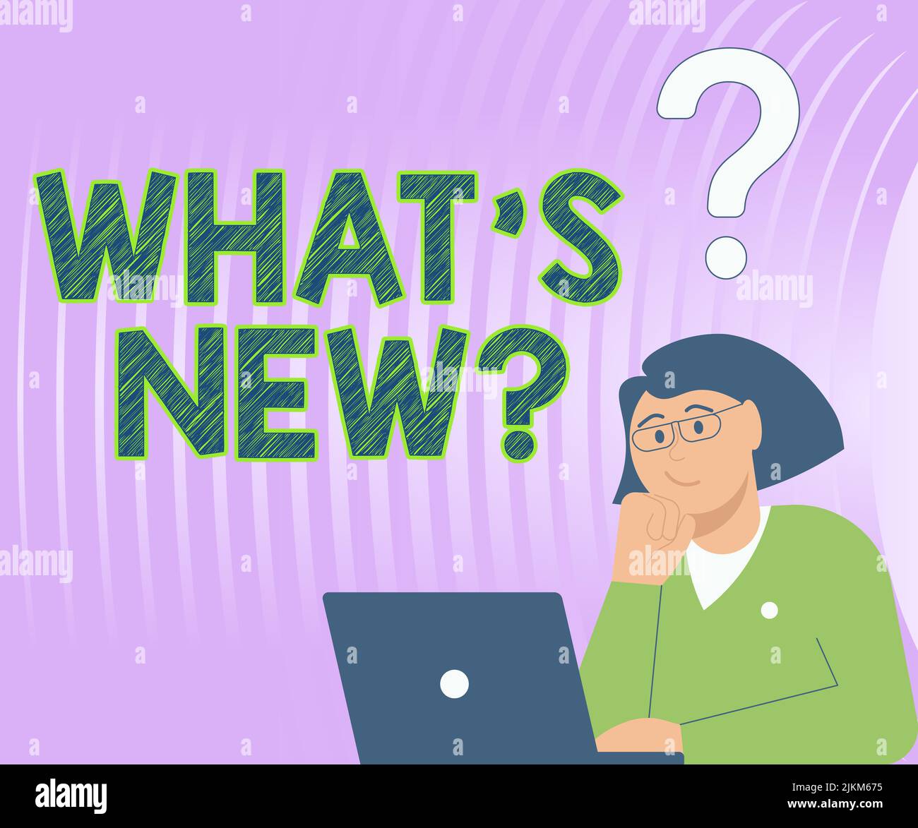 Text sign showing What S Is New Question. Internet Concept Asking about ...