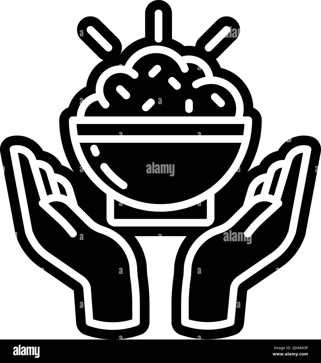 food icon black vector illustration Stock Vector Image & Art - Alamy