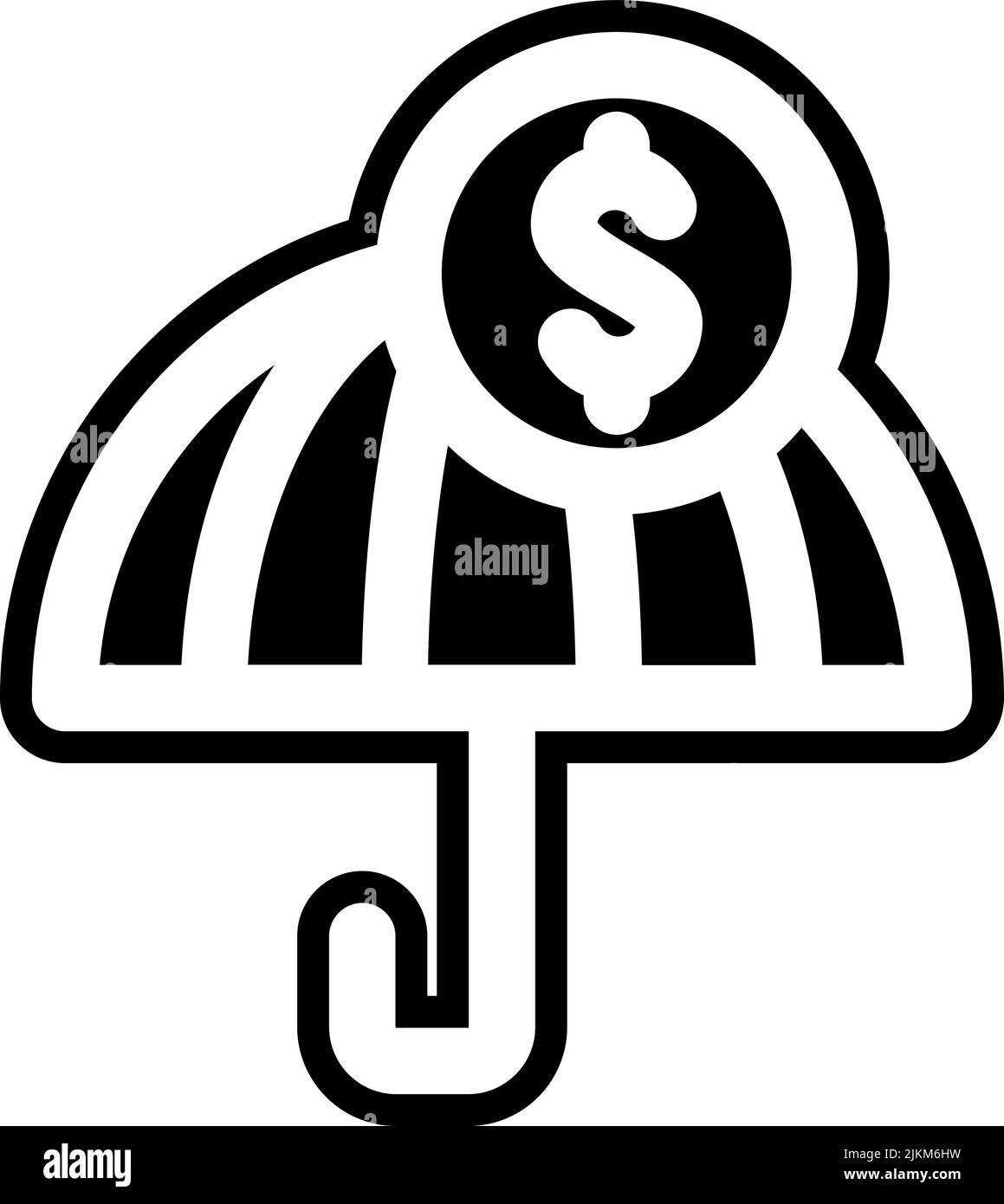 insurance icon black vector illustration Stock Vector Image & Art - Alamy