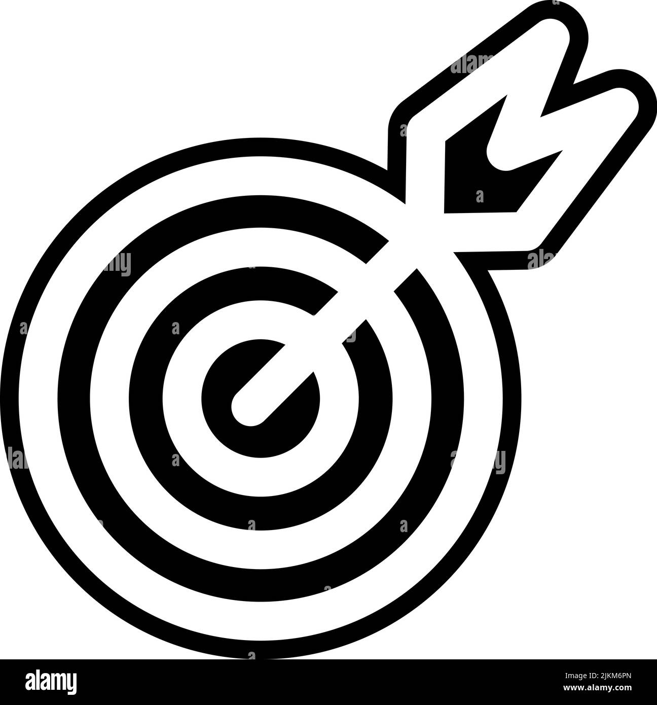 target icon black vector illustration Stock Vector Image & Art - Alamy