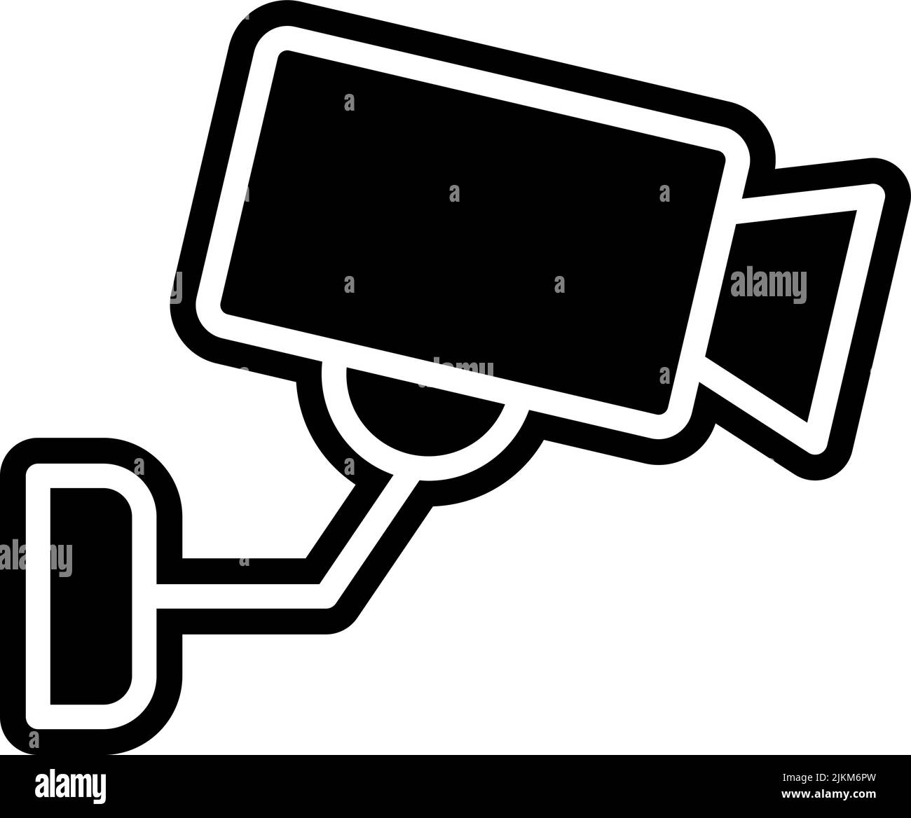 cctv icon black vector illustration Stock Vector Image & Art - Alamy
