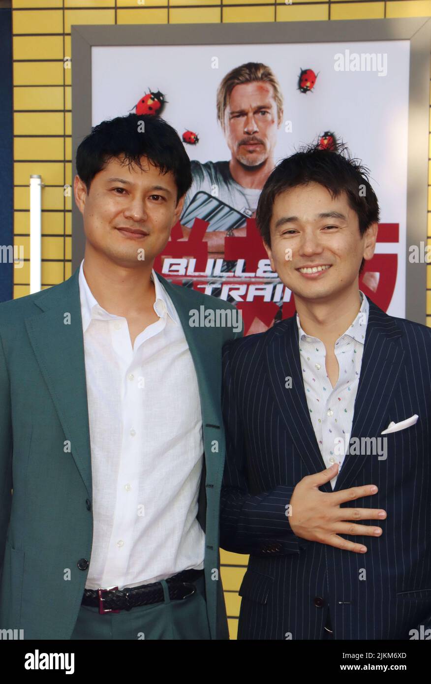 Ryosuke Saegusa, Yuma Terada 08/01/2022 The Los Angeles Premiere of Bullet Train at the Regency ...