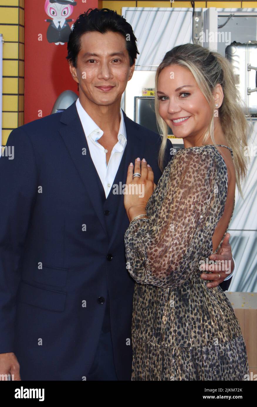 Los Angeles, USA. 02nd Aug, 2022. Will Yun Lee, Jennifer Birmingham Lee ...