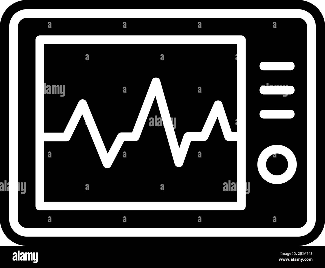 monitor icon black vector illustration Stock Vector Image & Art - Alamy