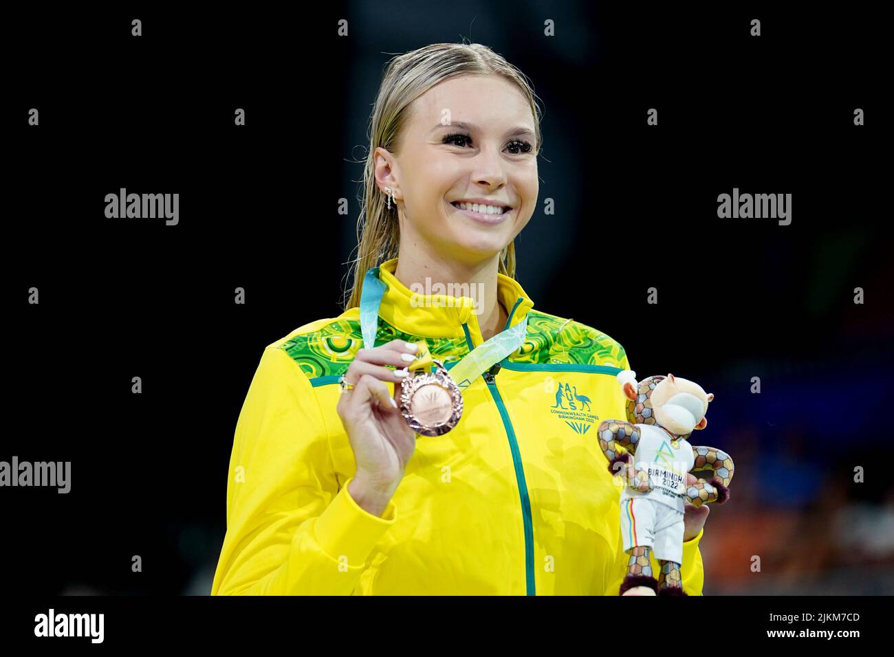 Australia’s Keira Stephens with her Bronze Medal after the Women’s 200m ...