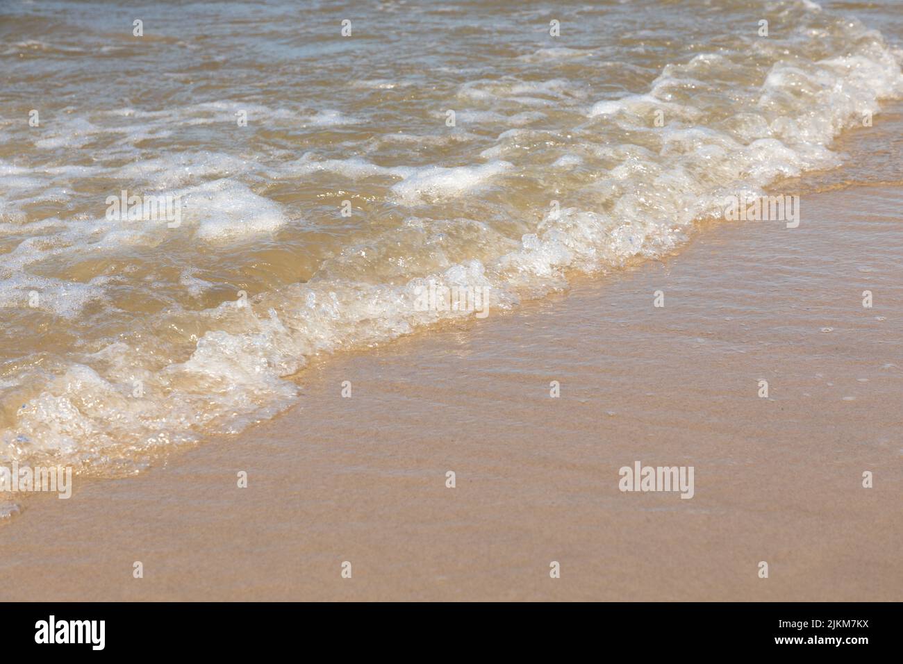 waves water beach north sea Stock Photo - Alamy