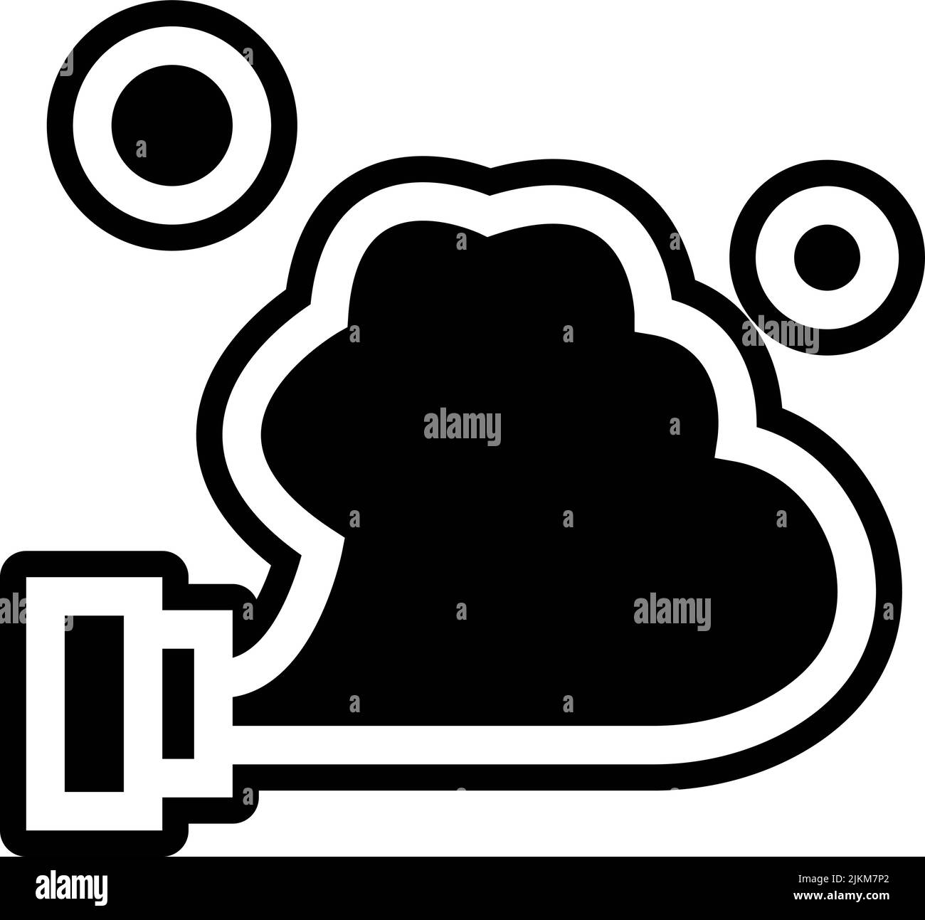 smoke icon black vector illustration Stock Vector Image & Art - Alamy