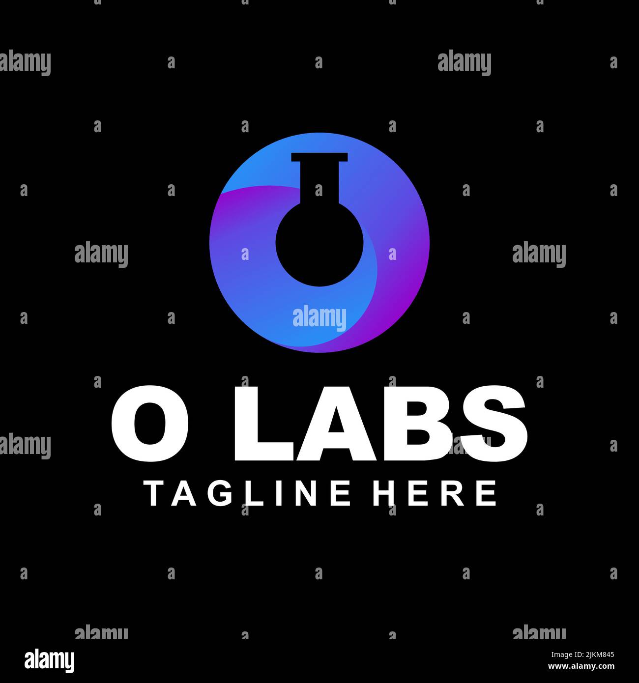 letter o labs logo design creative Stock Vector Image & Art - Alamy