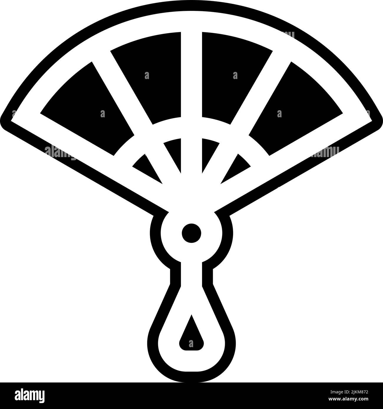 fan icon black vector illustration Stock Vector Image & Art - Alamy