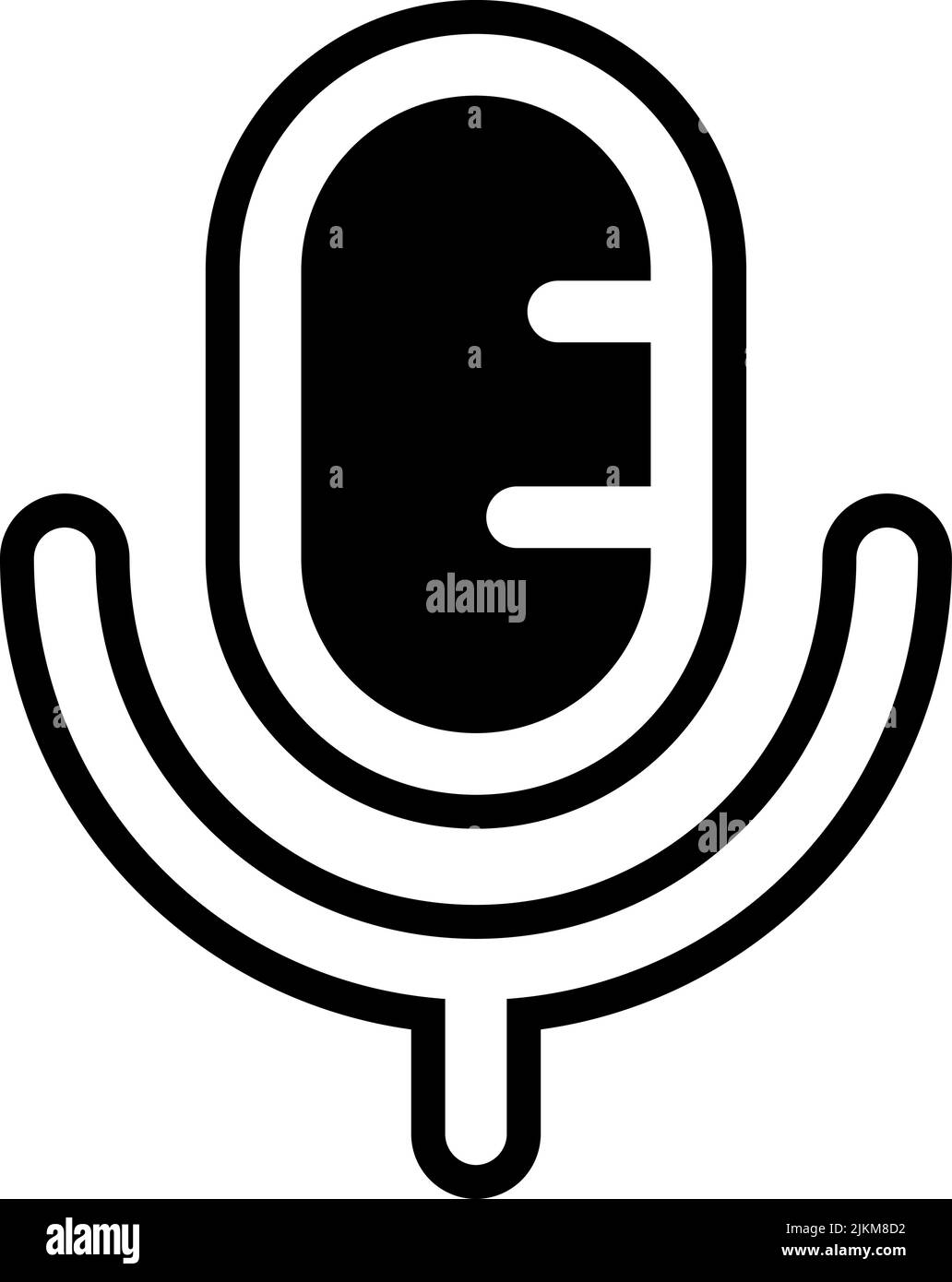 voice icon black vector illustration Stock Vector Image & Art - Alamy