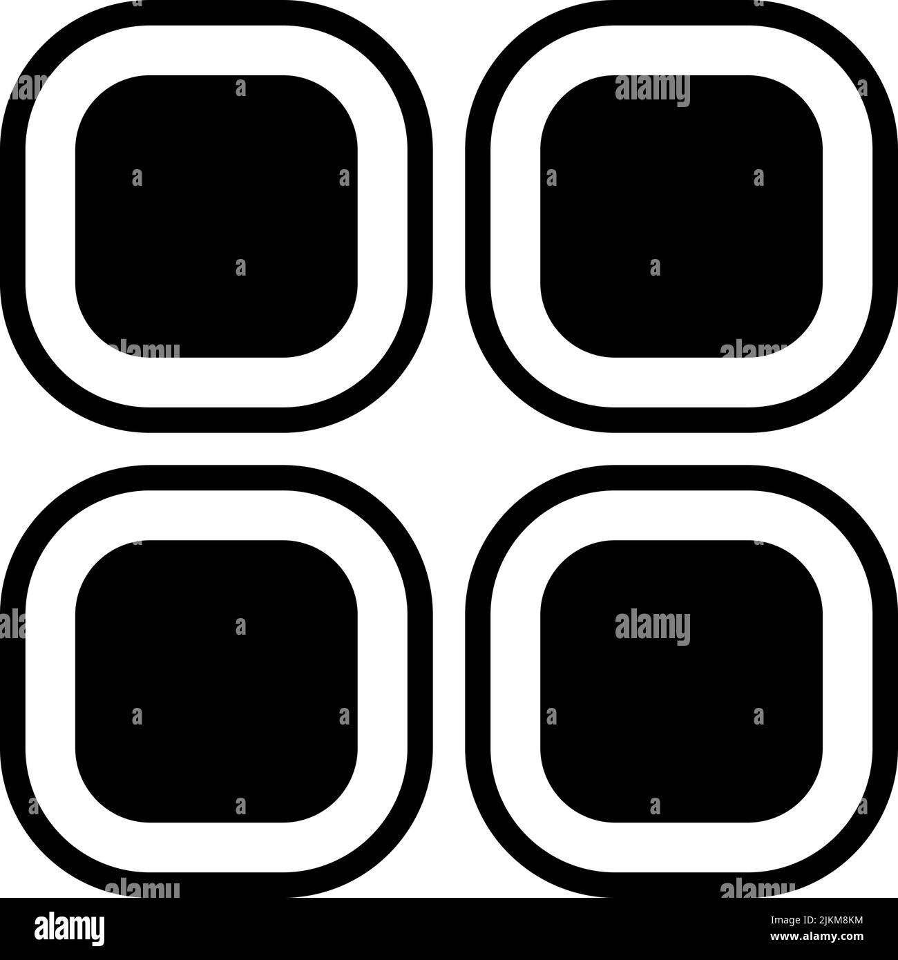 category icon black vector illustration Stock Vector Image & Art - Alamy