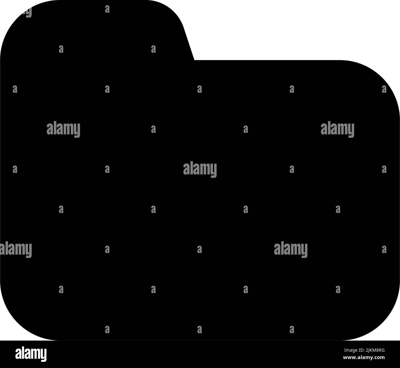Folder black glyph ui icon Stock Vector Image & Art - Alamy