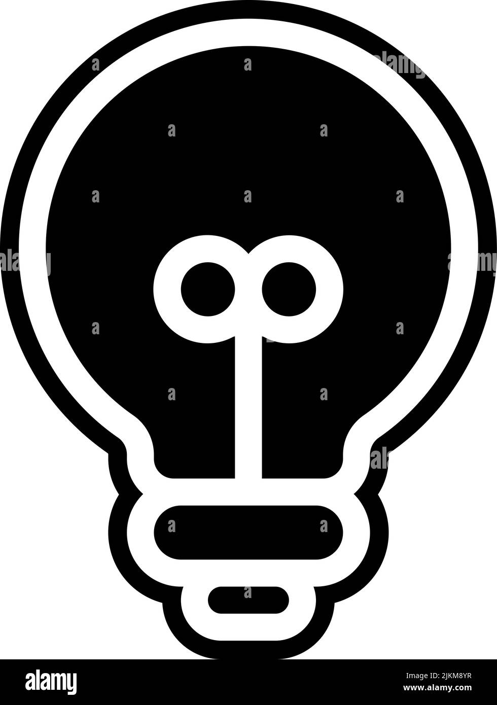 lamp icon black vector illustration Stock Vector Image & Art - Alamy